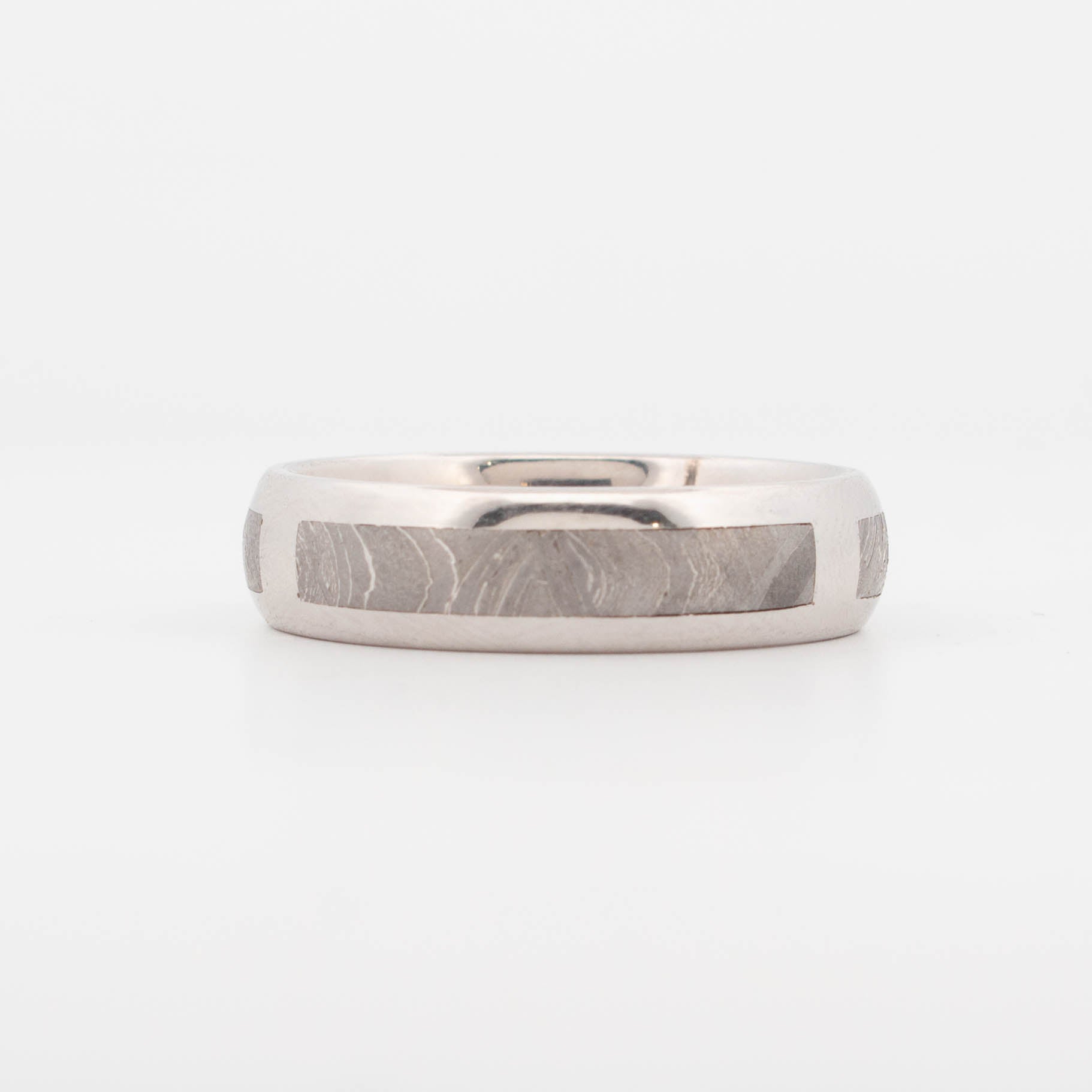 Meteorite Inlay Ring